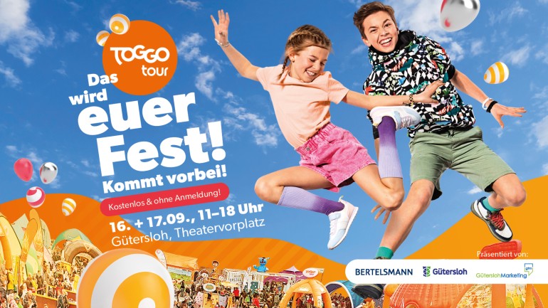 Bertelsmann holt die TOGGO Tour von Super RTL im September nach ...
